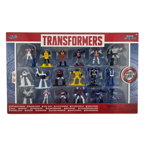 Jada Toys | Toys | Jada Nano Metalfigs Transformers Series Die Cast ...
